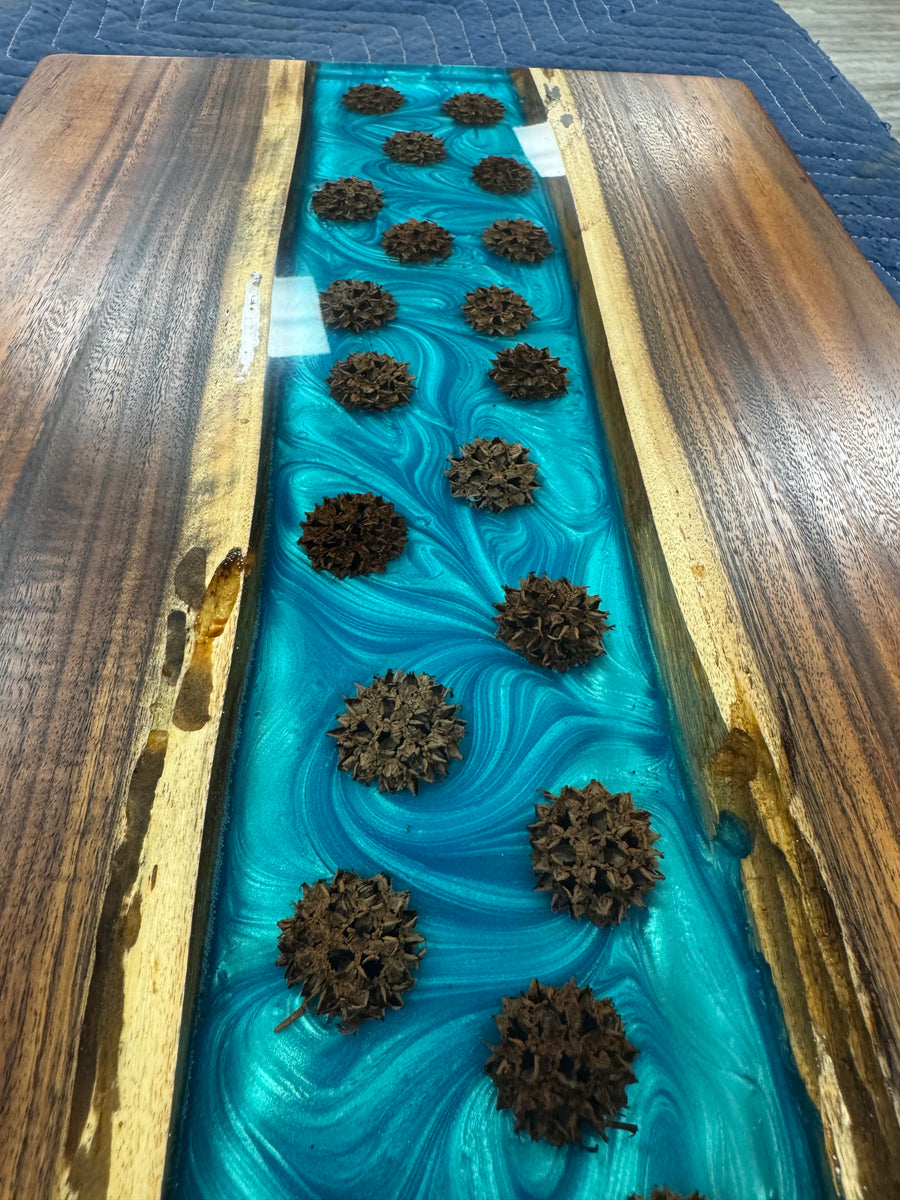 Acacia Epoxy Pod Charcuterie Board – Unique Wood Supply and Design LLC